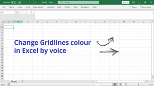 Changing the colour of MS Excel Worksheet Gridlines