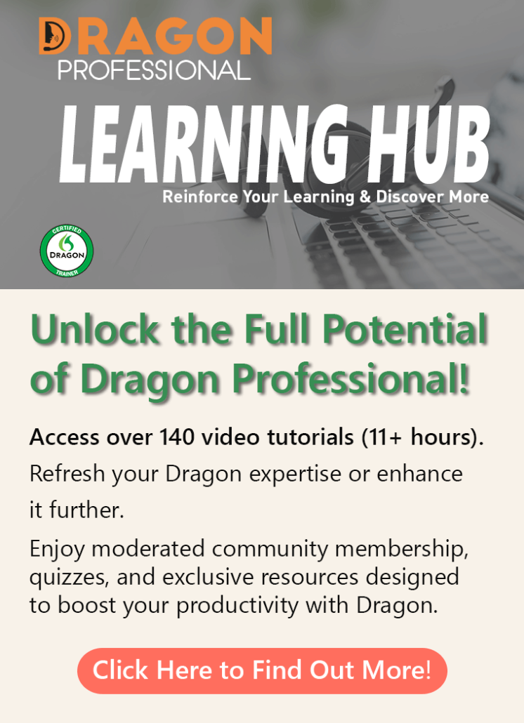 Dragon training: Training for Dragon Professional | Dragon Speech Tips
